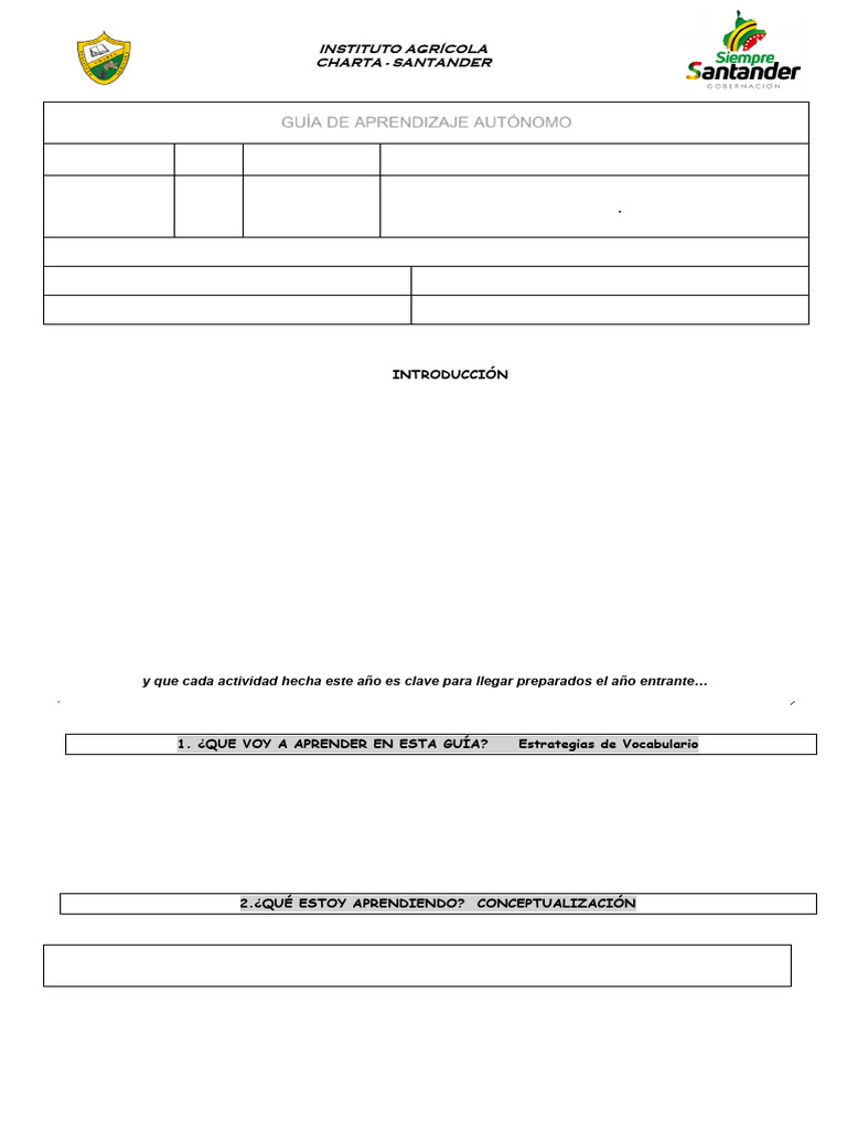 Guía 9 2da Entrega Cuarto Periodo | PDF
