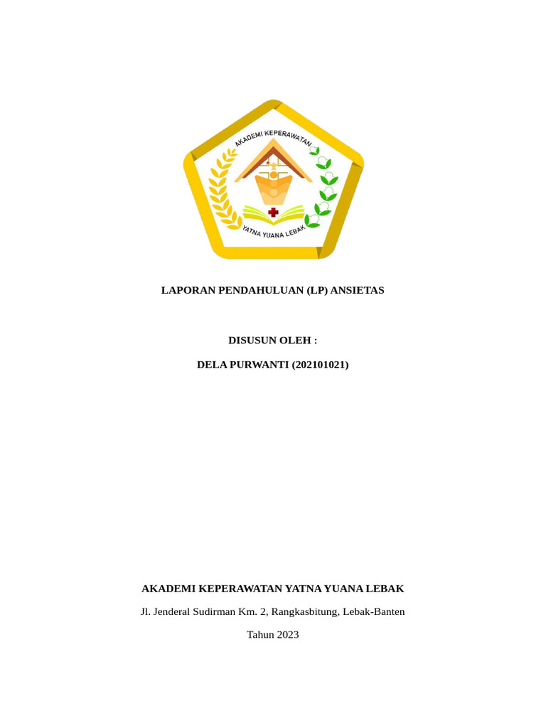 LP Ansietas Dela | PDF