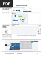 Light Sensor (Photoresistor) With Arduino in Tinkercad. | PDF