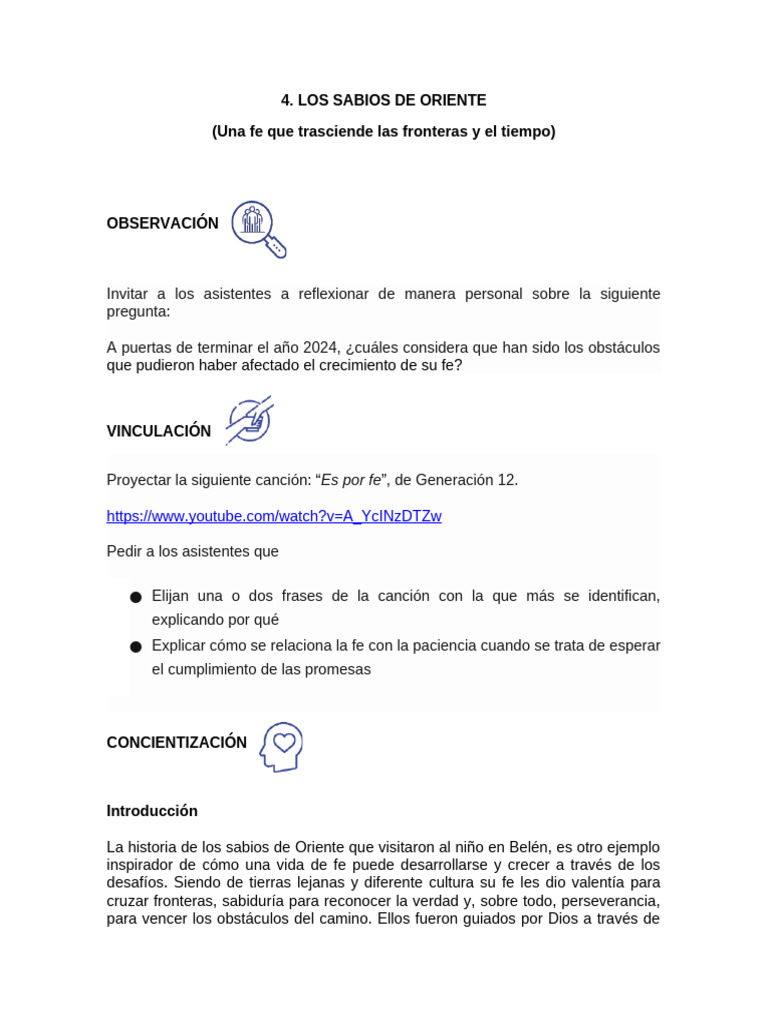 Los Sabios de Oriente | PDF | Fe | Sabiduría