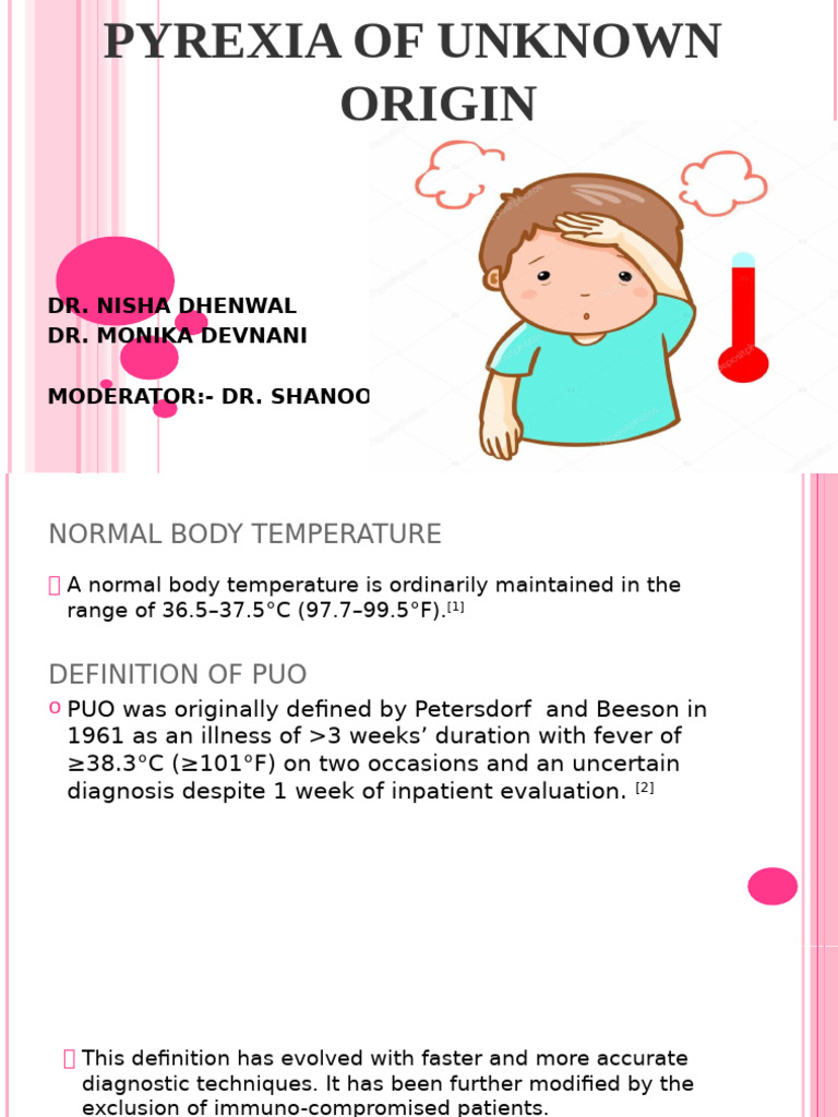 Pyrexia of Unknown Origin-1 | PDF | Infection | Malaria