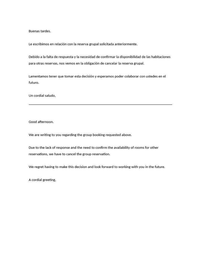 Cancelación Grupo Pdf