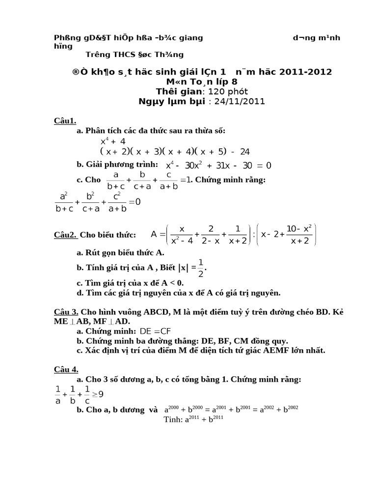 De Thi Chon HSG | PDF
