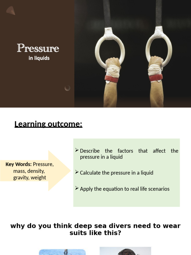 Factors Affecting Water Pressure | PDF | Pressure | Force