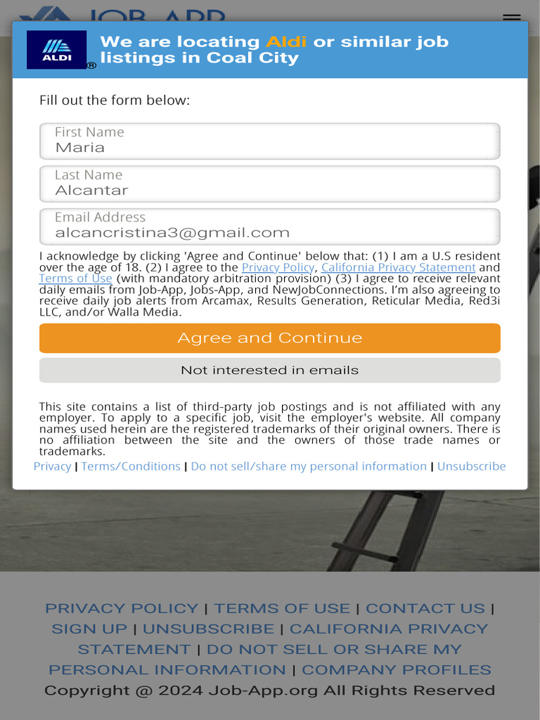 Search Local Jobs - Signup | PDF