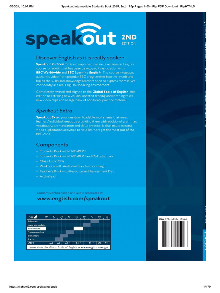 Speakout Intermediate Student's Book 2015, 2nd, 175p Pages 1-50 - Flip PDF Download - FlipHTML5 ...