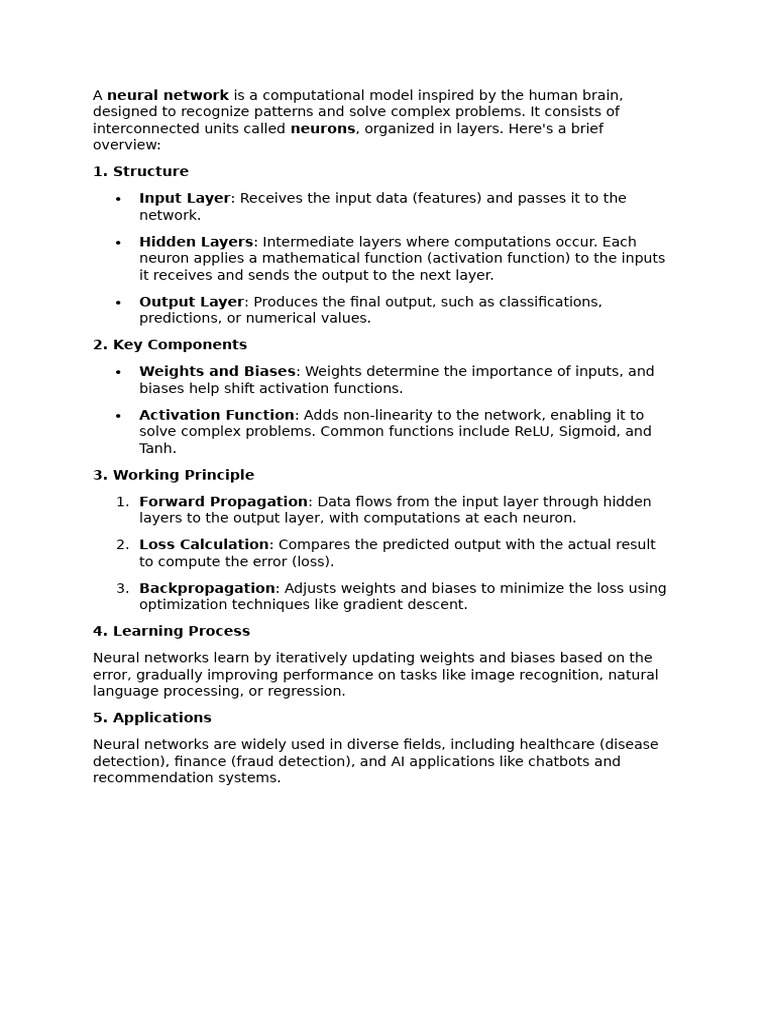 Neural Network Basics | PDF