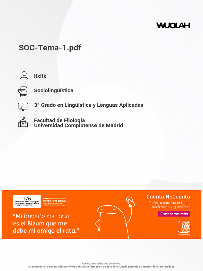 wuolah-free-SOC-Tema-1 (1) | PDF | Sociolingüística | Dialecto