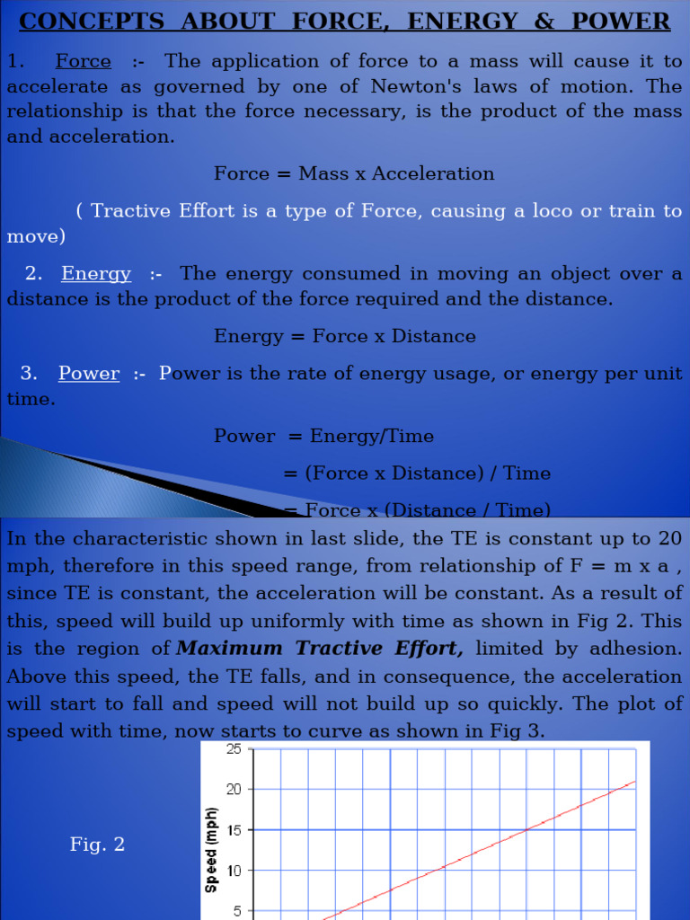 Tractive Effort Train Resistance and Train Movement Mechanism | PDF ...