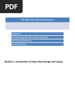 Dairy Plant Design and Layout Guide | PDF | Dairy | Food Safety
