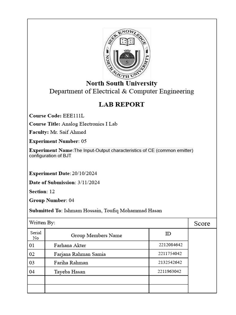 LAB COVER PAGE.docx (2) | PDF