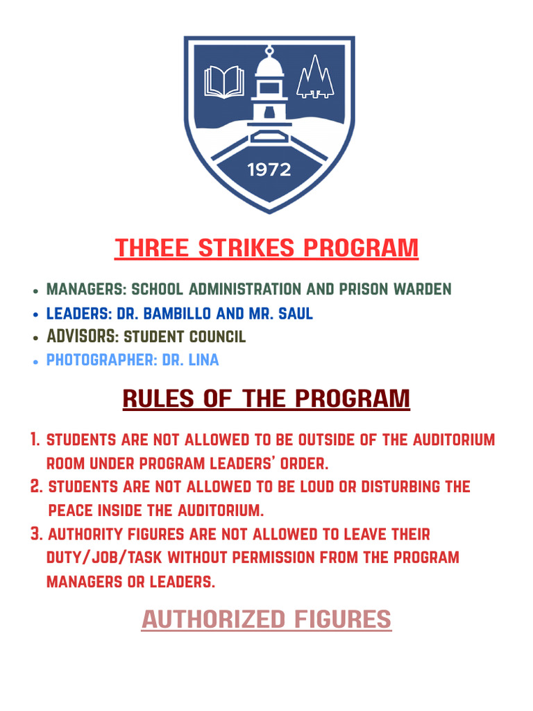 Three Strikes Program Overview | PDF