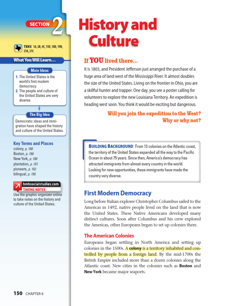 U.S. History: Democracy and Expansion | PDF | The United States ...