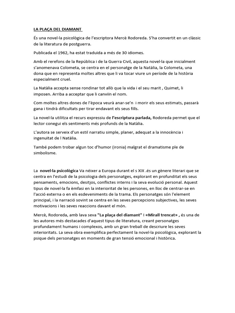 Mercè Rodoreda | PDF