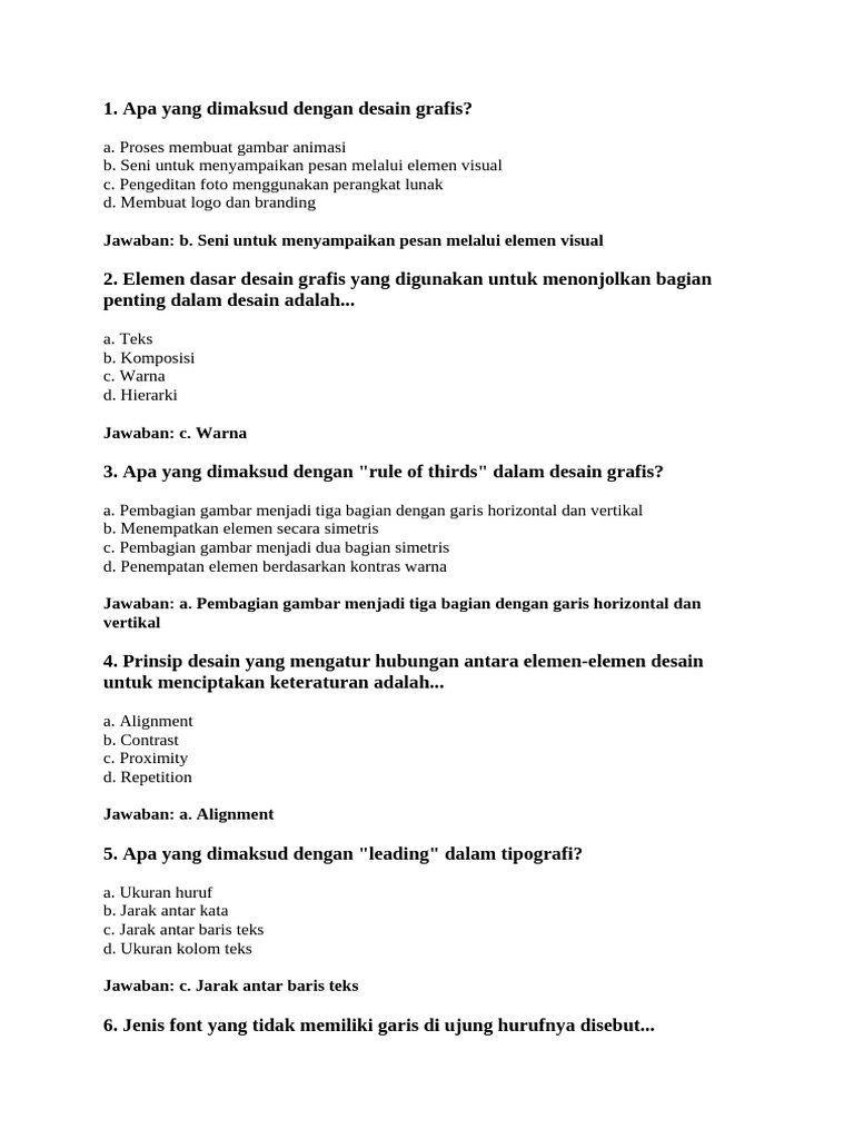 Soal DDG PAS | PDF