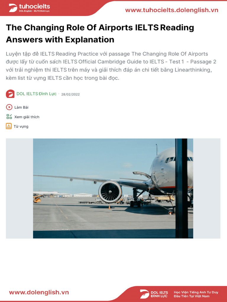 The Changing Role of Airports | PDF | Airport | Airlines