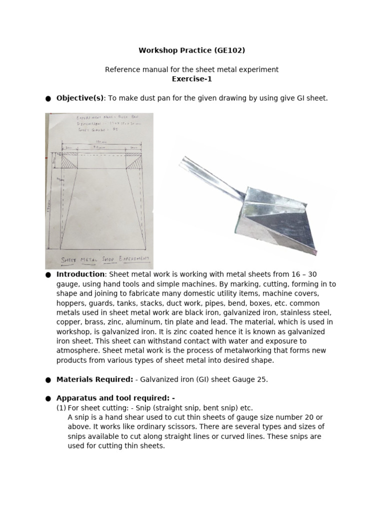 Sheet Metal | PDF | Sheet Metal | Metalworking