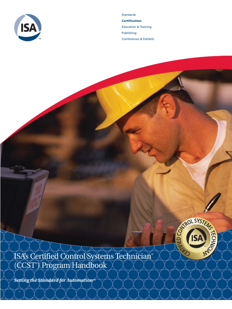 ISA's Certified Control Systems Technician (CCST) Program Handbook ...
