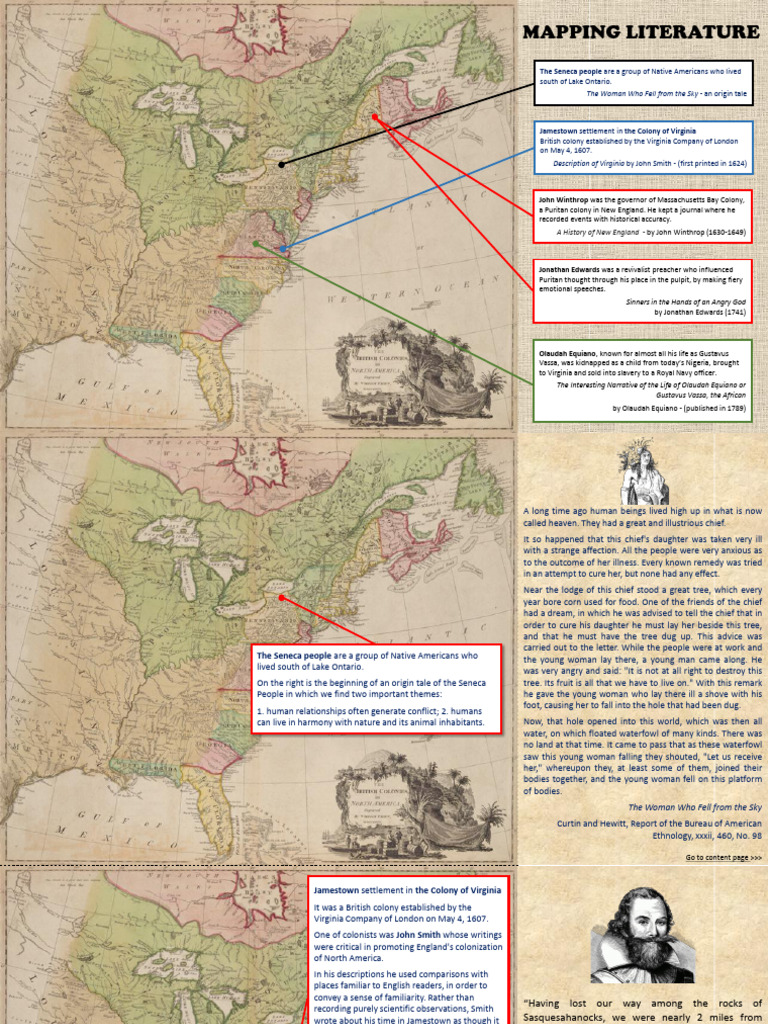 Mapping North American Literature | PDF | Olaudah Equiano