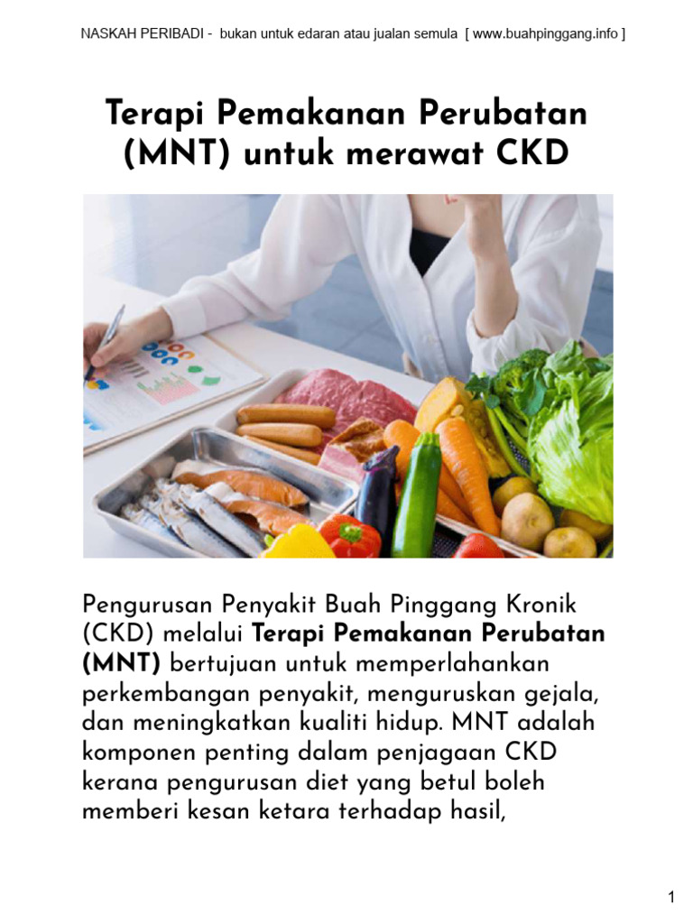 MNT Untuk CKD | PDF