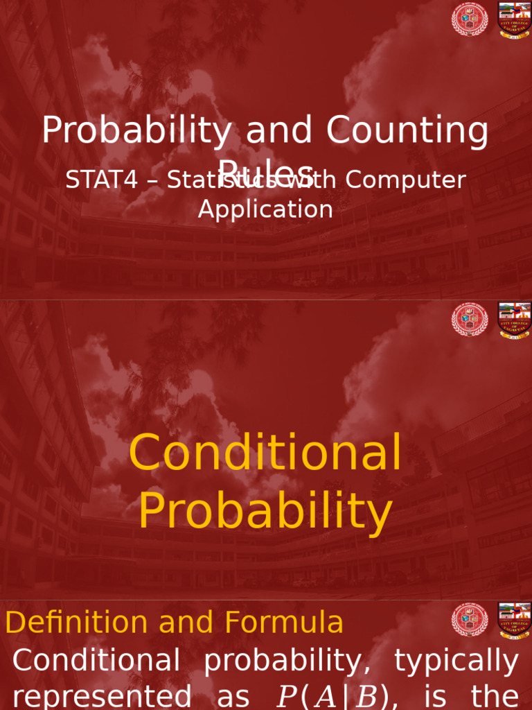 Conditional Probability Explained | PDF | Probability | Anxiety