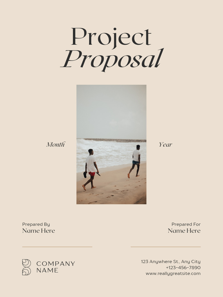 General Proposal in Peach Beige Minimal Photocentric Style | PDF | Swot ...