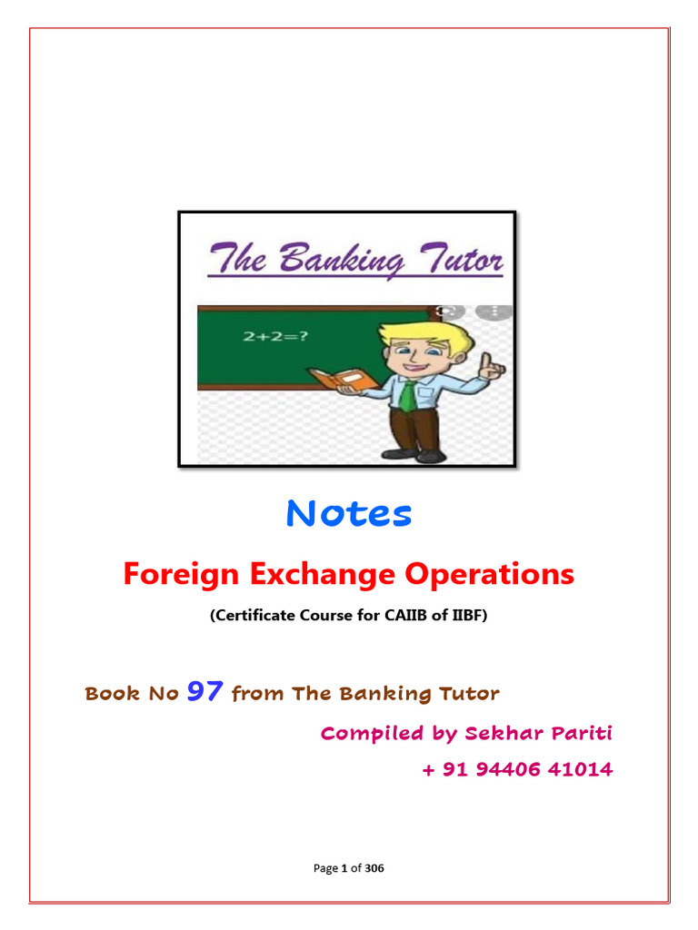 Book 97 - Foreign Exchange Operations | PDF | Exchange Rate | Option ... Book 97 - Foreign Exchange Operations | PDF | Exchange Rate | Option ...