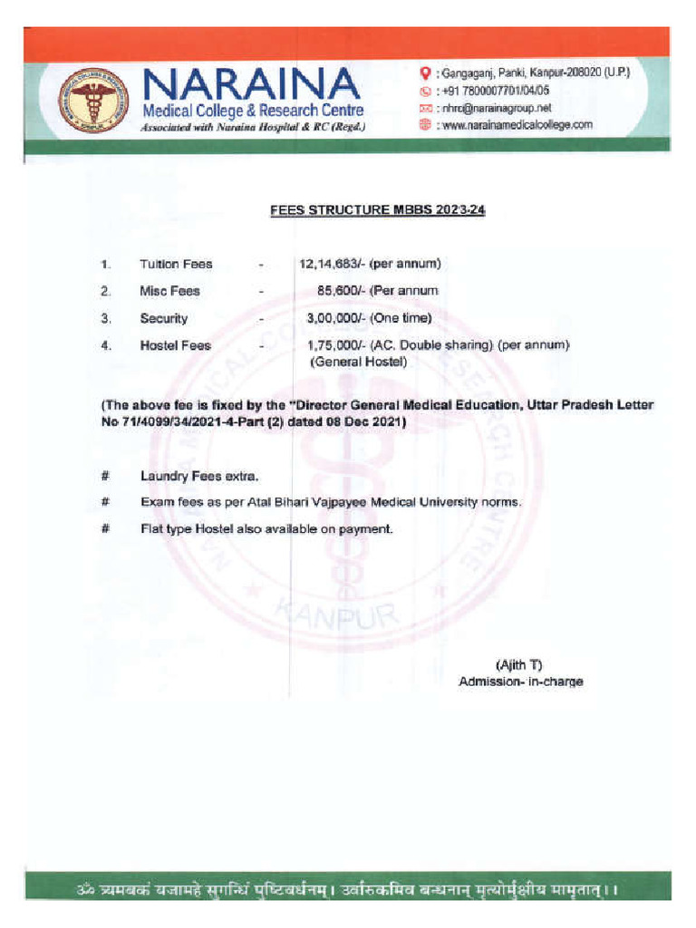 Fees Structure | PDF
