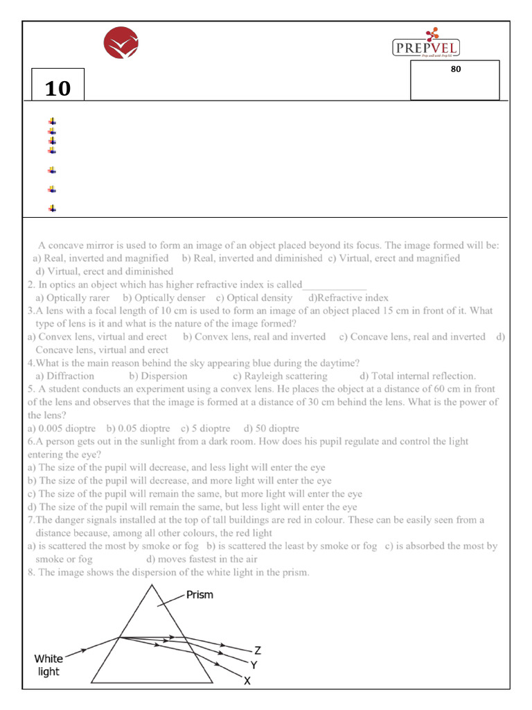RT GR 10 A1 & A2 Physics Pre Pre Board Qp-1 (29.11.24) | PDF | Electrical Resistance And ...