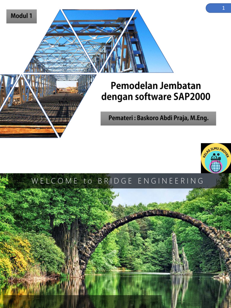 Modul Pemodelan Jembatan Rangka Baja Kip 15 - 16 - 22 Okt 2022 | PDF ...