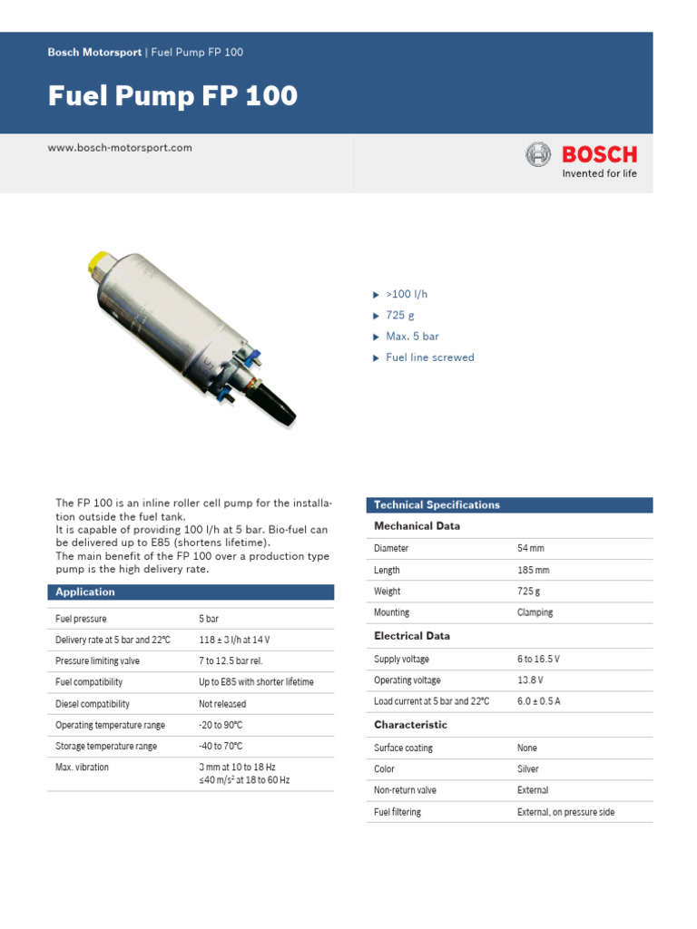 LIspcEELNg3 Pompe FP100 | PDF | Electrical Connector | Pump