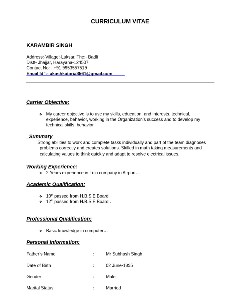 Rakesh CV | PDF