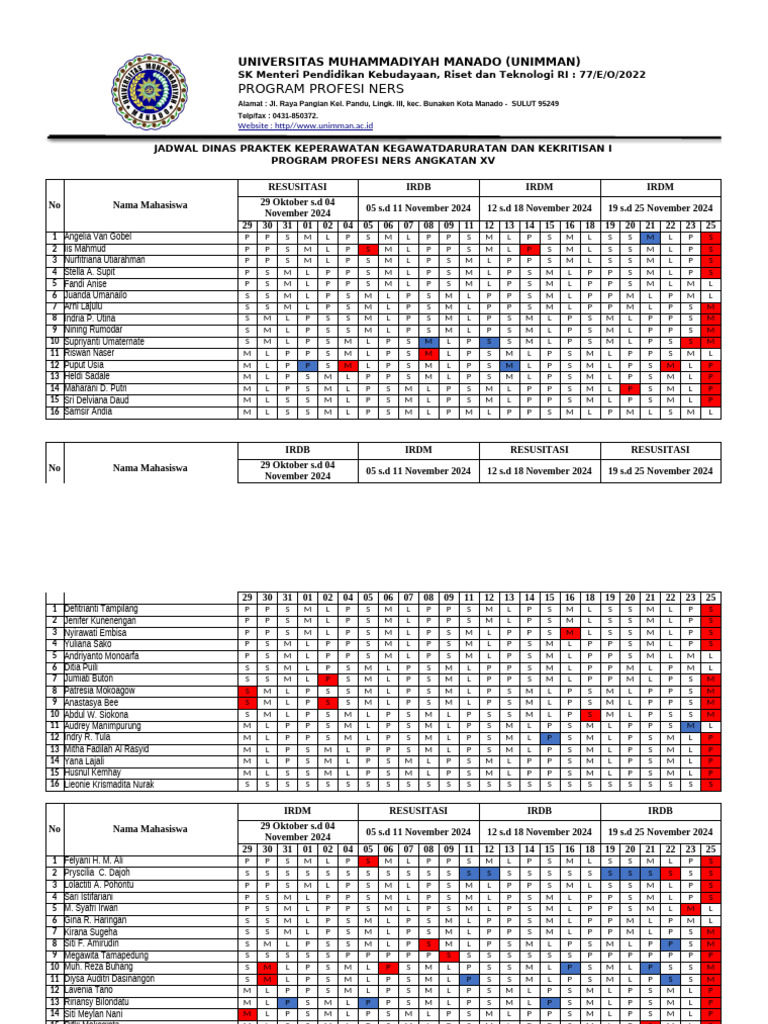 REKAPAN ABSEN NERS 15 (2) | PDF