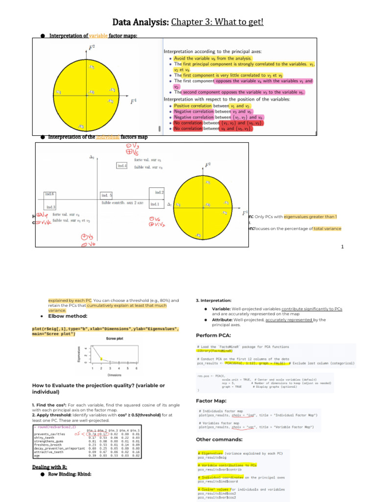 PCA Analysis and Data Evaluation Guide | PDF | Principal Component ...
