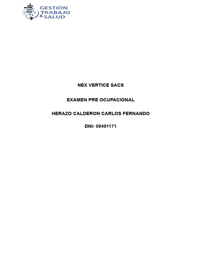 Herazo Calderon Carlos Fernando - HHCC | PDF | Medicina CLINICA | Especialidades Medicas