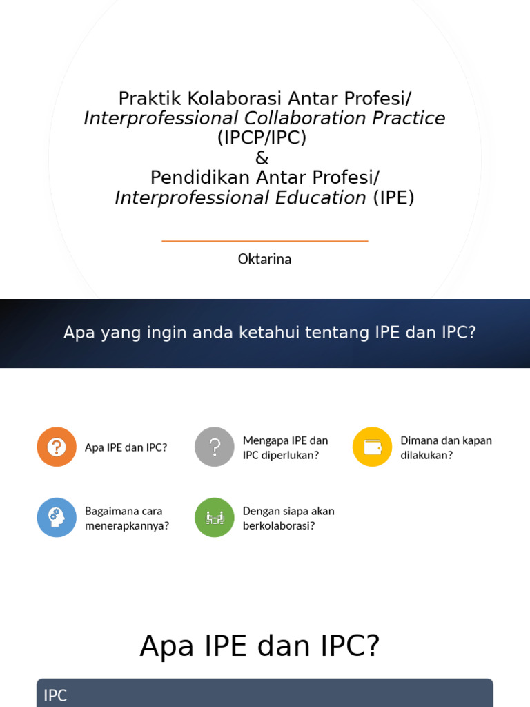 Ipe and Ipc Okt 2023-2024 | PDF