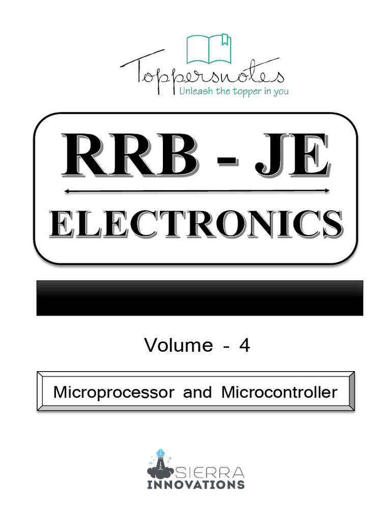 Volume 4 Microprocessor and Microcontroller - Sample | PDF