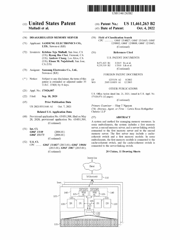 Patent | PDF | Computer Engineering | Computer Architecture