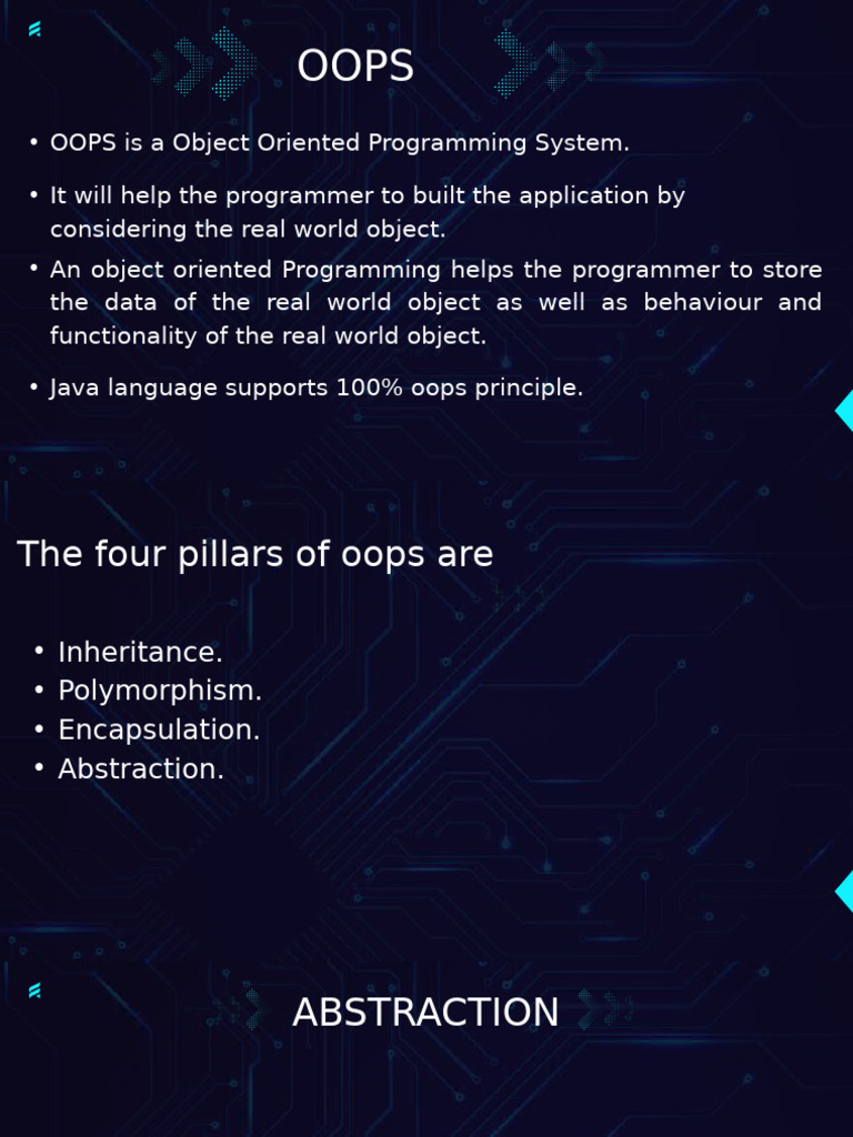 Blue Futuristic Technology Presentation | PDF | Object Oriented Programming | Object (Computer ...