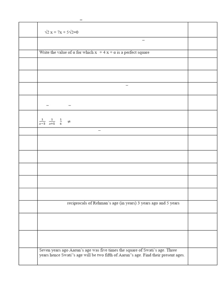 Revision Quadratic Equation | PDF | Quadratic Equation | Speed