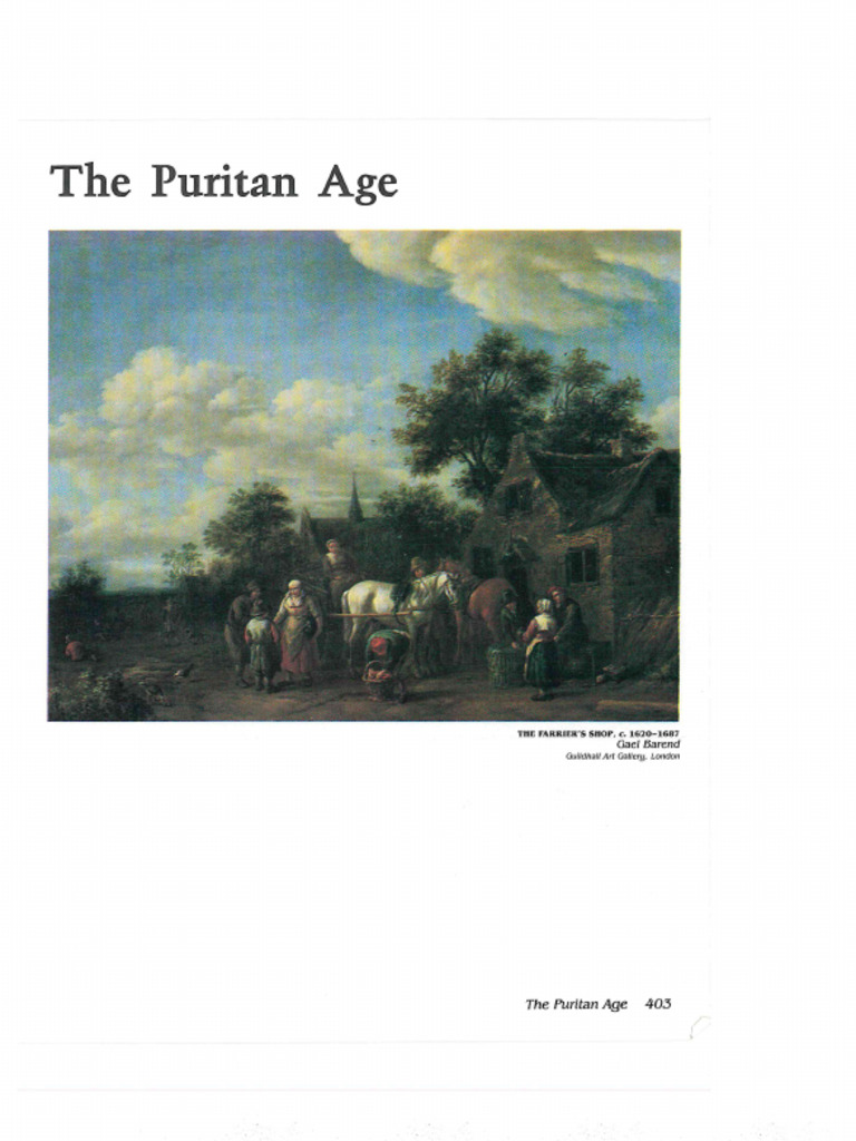 Prentice Hall British Tradition Puritan Age | PDF