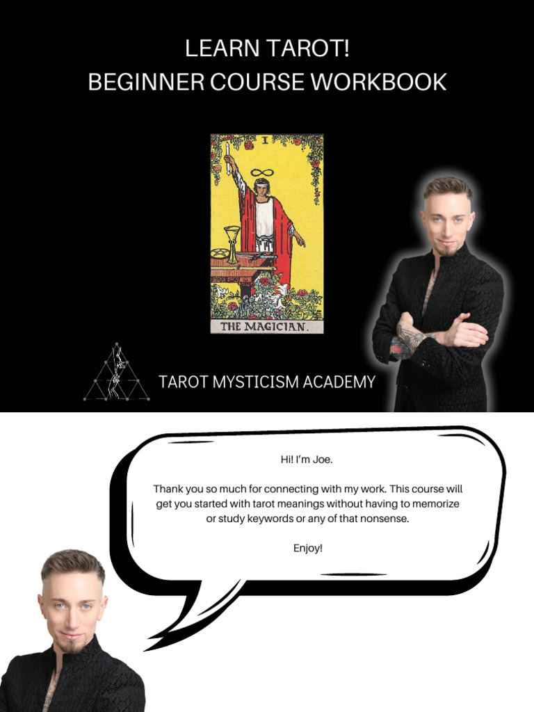 Free Tarot Workbook for Beginners | PDF | Hermetic Qabalah | Tarot