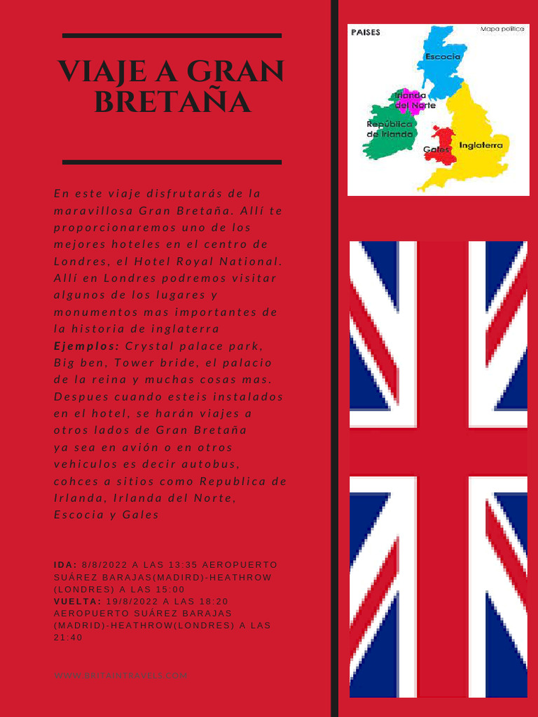 Descubre Gran Bretaña: Viaje a Londres | PDF