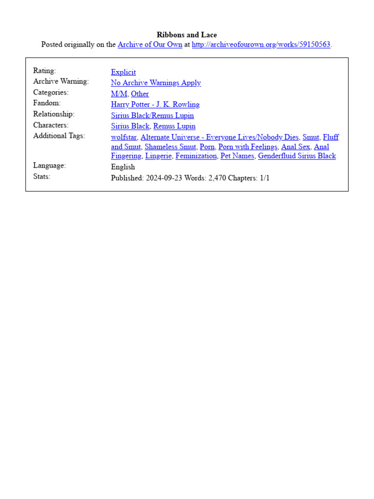 Ribbons_and_Lace | PDF