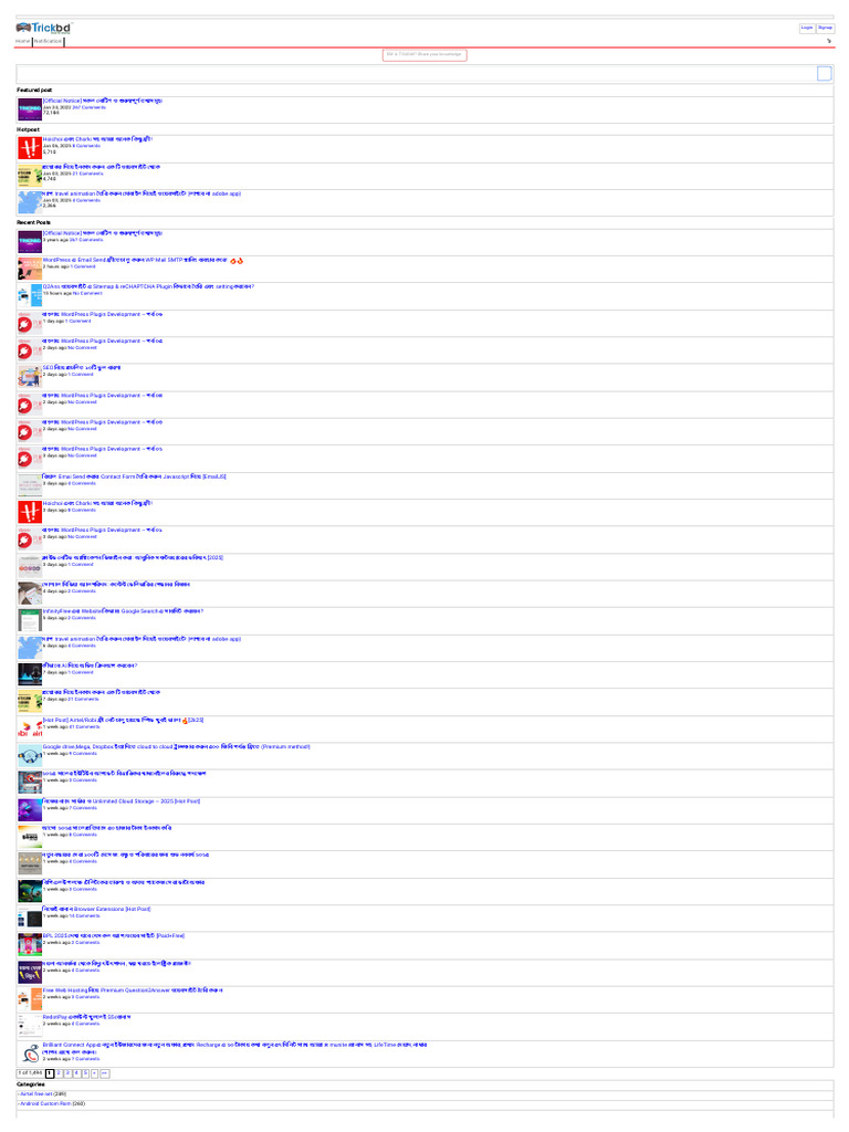 Trickbd.com - Know for sharing _ Bangladeshi first mobile based | PDF