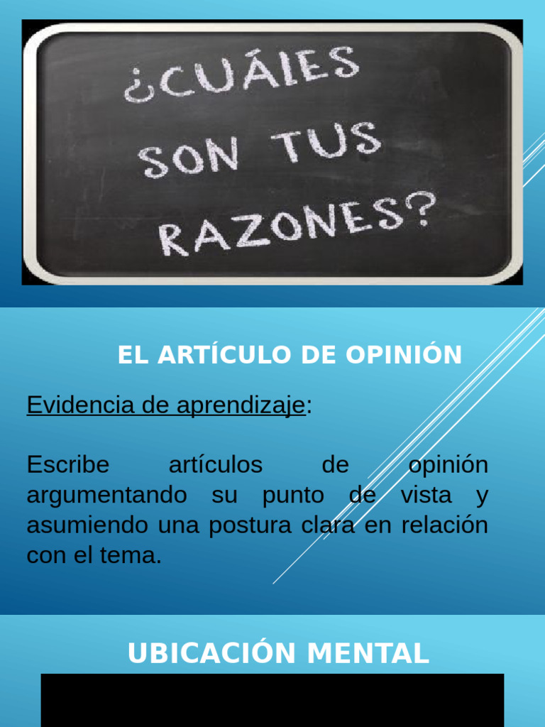 Guía para Escribir Artículos de Opinión | PDF