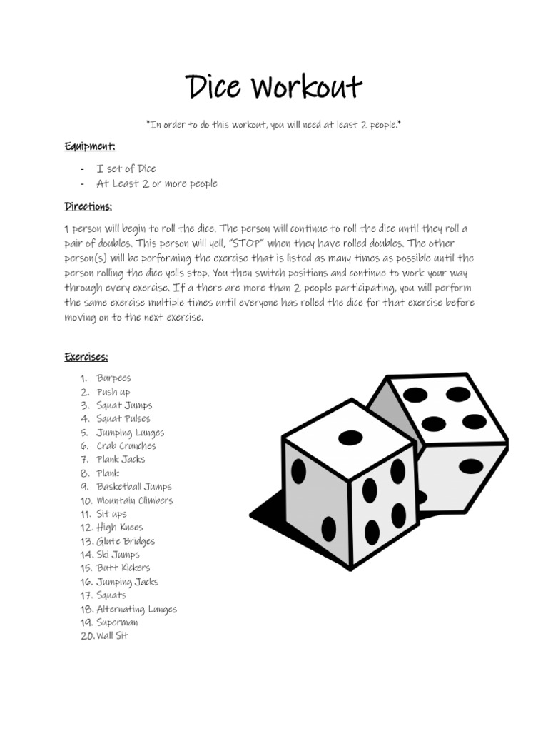 Dice_Workout | PDF