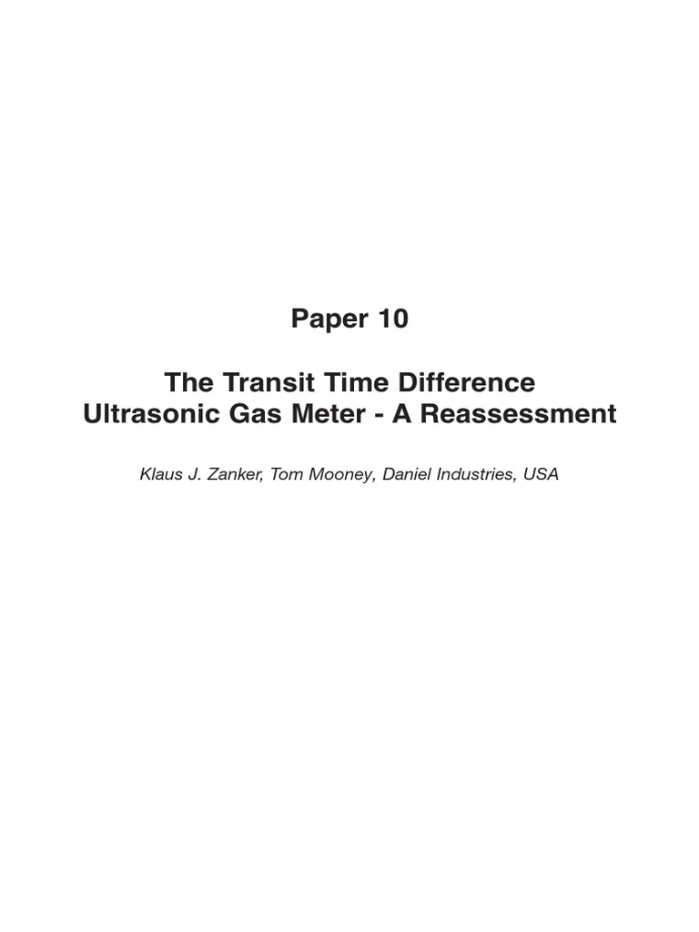 2003-10-The-Transit-Time-Difference-Ultrasonic-Gas-Meter-A-Reassessment ...