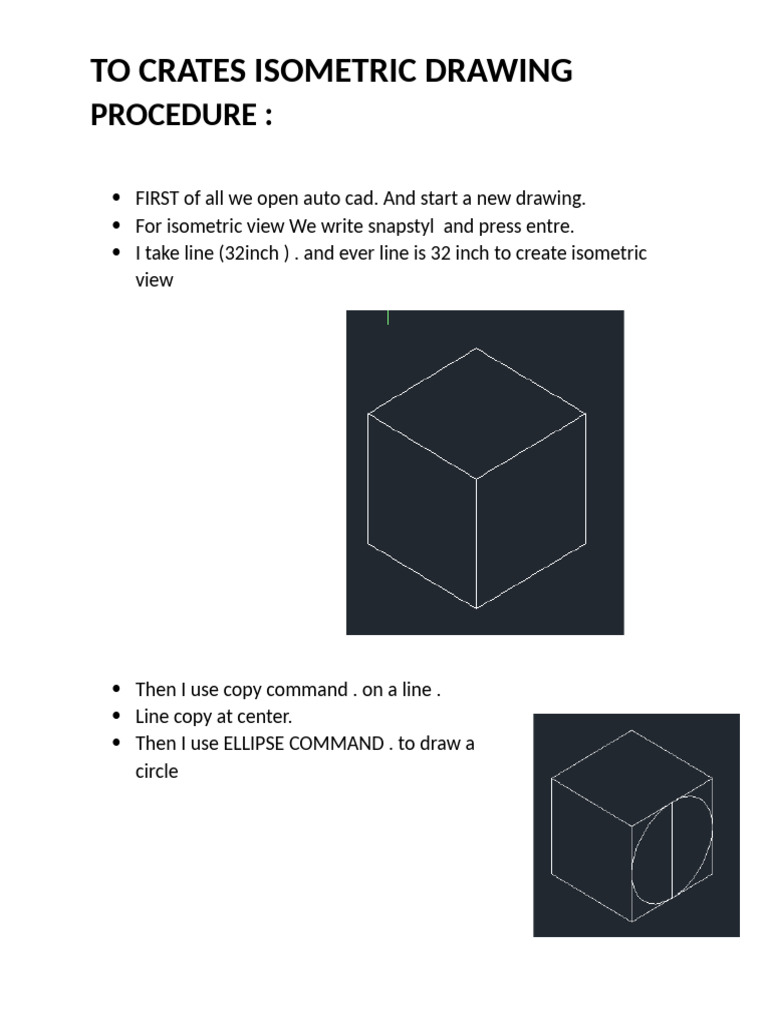 To Crates Isometric Drawing: Procedure | PDF