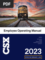 Norfolk Southern Operating Rules 2023 | PDF | Train | Rail Infrastructure
